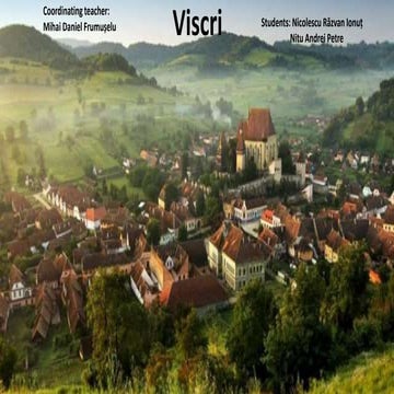 Satul viscri | PPTX
