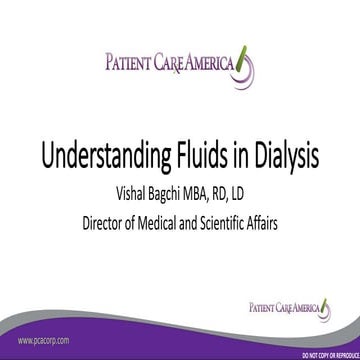 Fluid management in dialysis | PPT