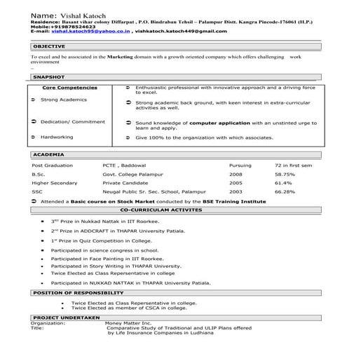 Resume | DOC