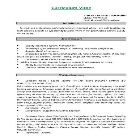 Vishant resume updated | PDF