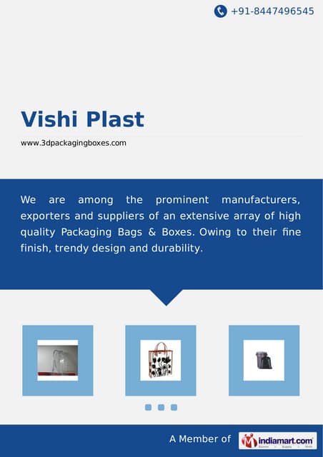 Vishi Plast presentations