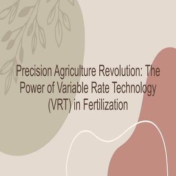 Precision Agriculture Revolution: The Power of Variable Rate Technology ...