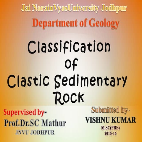 TEXTURES OF SEDIMENTARY ROCKS | PPTX