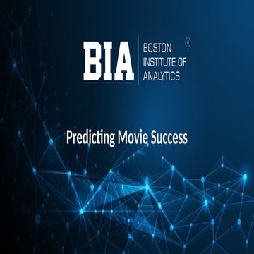 Predicting Movie Success: Data-Driven Insights for Blockbuster Outcomes ...