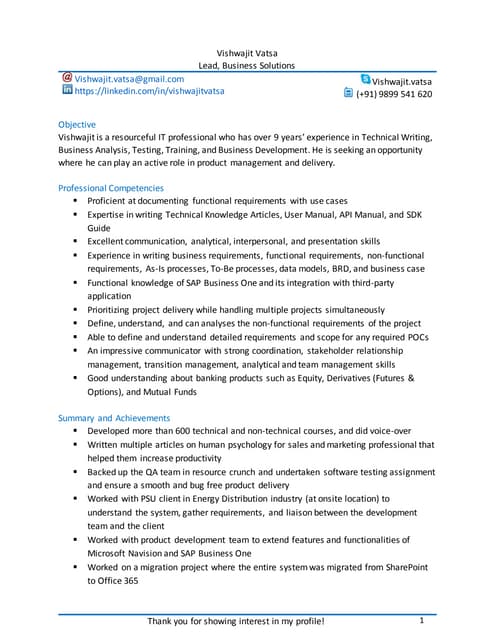 Dany.shapiro cv-en | PDF