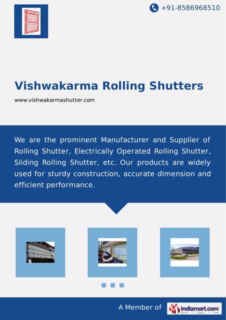 Automatic Rolling Shutter Bangalore, UAE | PDF