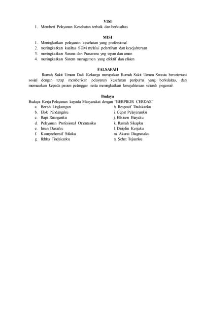 Contoh program kerja pkrs | DOCX