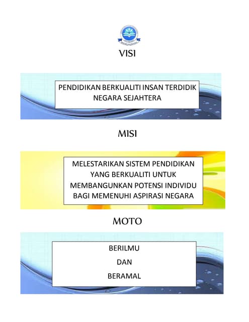 Visi dan misi kementerian pendidikan malaysia | PDF