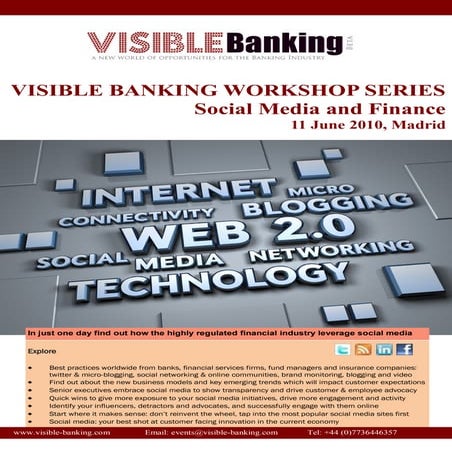 Visible Banking workshop program | PDF