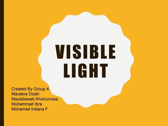 VISIBLE LIGHT.pptx
