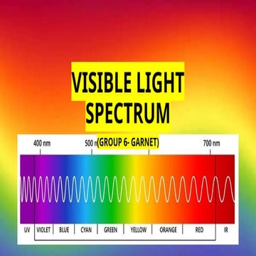 Grade 10- Science 10-VISIBLE LIGHT SPECTRUM.pptx