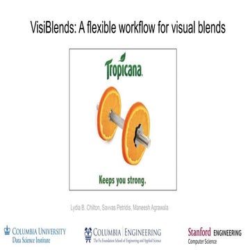 VisiBlends: A Flexible Workflow for Visual Blends | PPTX