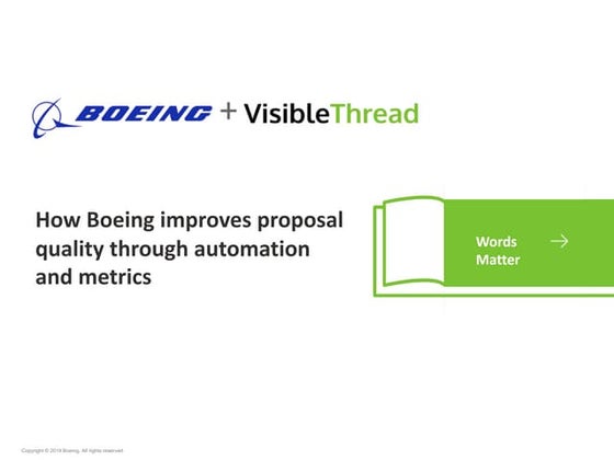 Session 2: How Collins Aerospace Uses VisibleThread | PPT