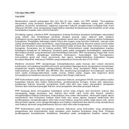 Visi dan misi ppp | PDF