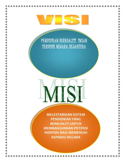 Visi dan misi kementerian pendidikan malaysia | PDF