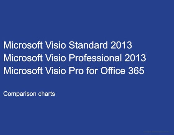Visio Chart PDF | PPT