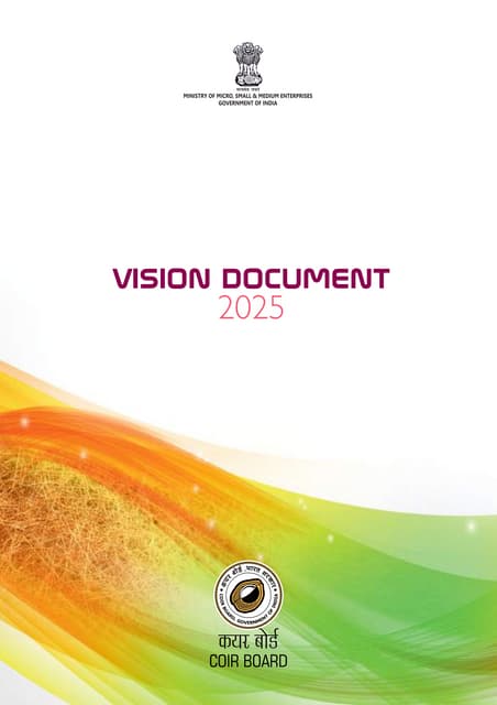 Coir Board Of India | PPT | Agriculture | Industries