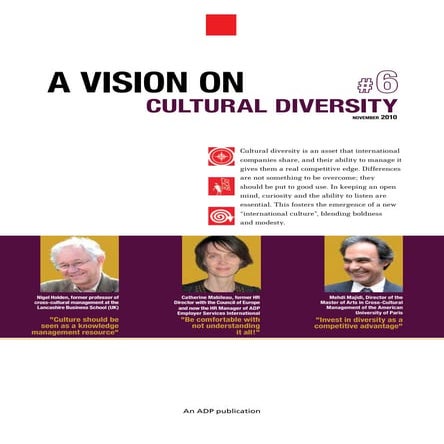 ADP Europe at Work - A Vision on Cultural Diversity | PDF
