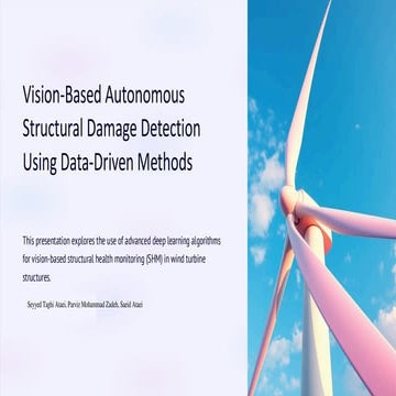 Vision-Based-Autonomous-Structural-Damage-Detection-Using-Data-Driven-Methods | PPT