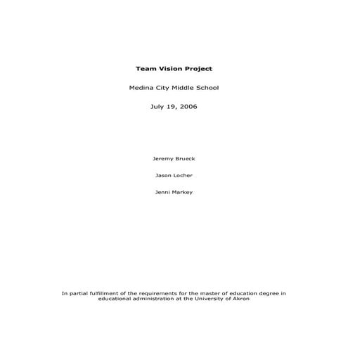 Vision Implementation Plan Pdf