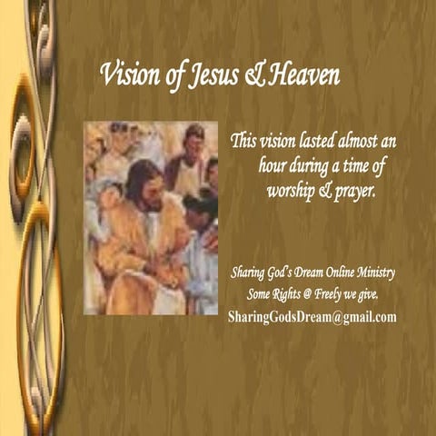 Vision of Jesus Heaven Book of Prayers Angels | PPS | Christianity ...