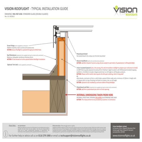 Vision insulated upstand_assembly | PDF