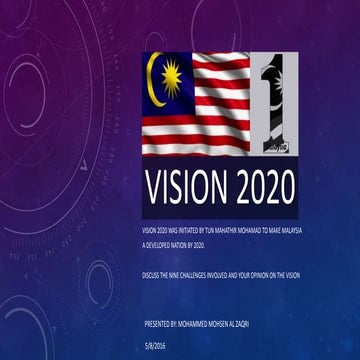 Vision 2020 | PPTX