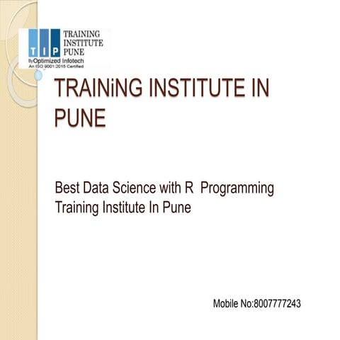 Data Science | PPTX | Technology & Computing