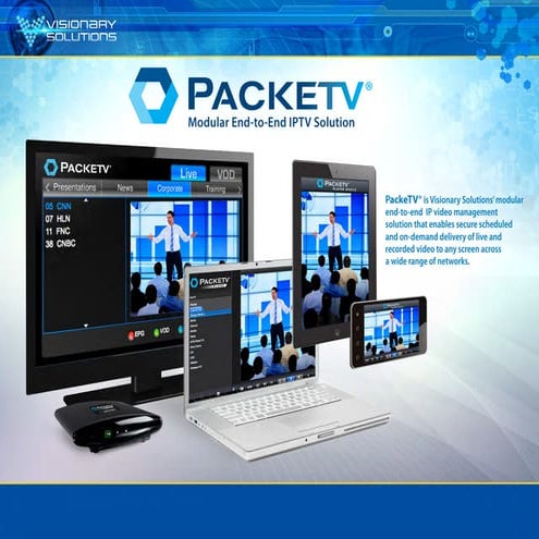 Visionary Solutions' PackeTV IPTV System | PDF