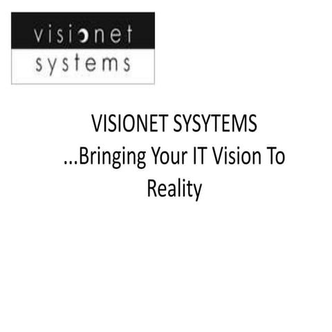 Visionet Sysytems | PPTX