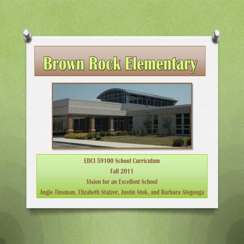 Vision for an excellent school | PPTX