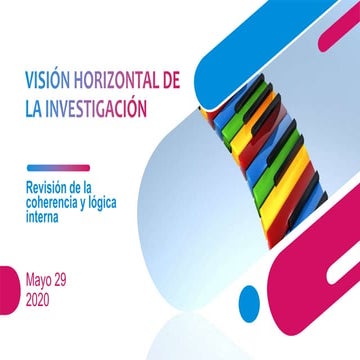 Vision horizontal de la investigación | PPTX
