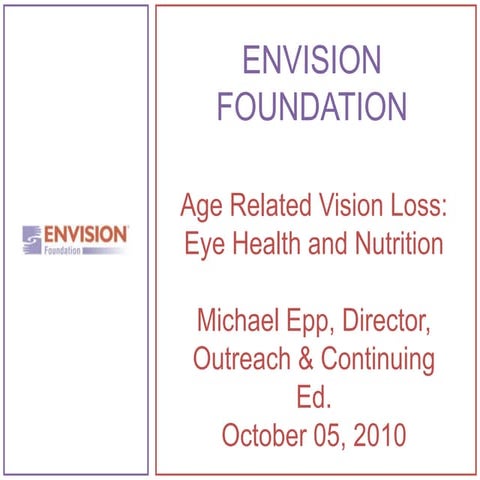 Vision Nutrition Exercise | PPTX