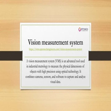 Vision measurement system machines .pptx