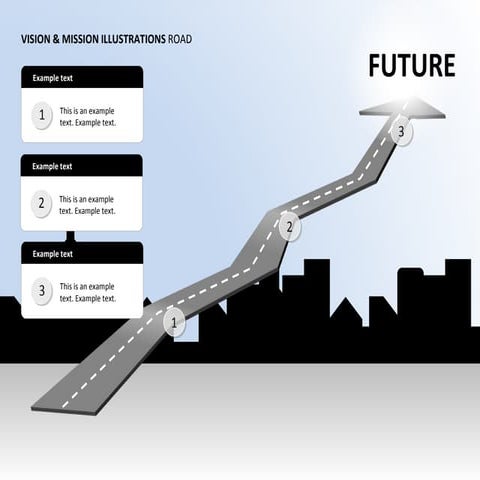 Vision & Mission Illustrations Animated | PPT