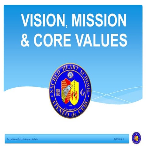 Vision & mission of SHS-AdC | PPTX