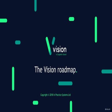 Vision roadmap 2018 v12.1 december published | PPT