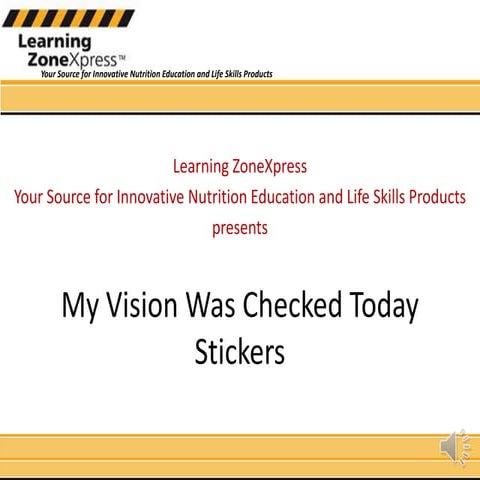 Vision Stickers | PPT