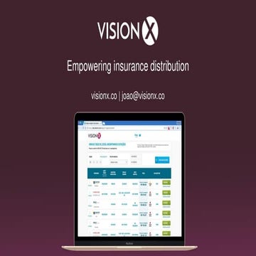 Visionx Pitch Deck | PPT