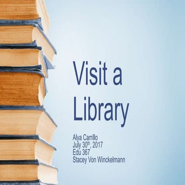 Visit a library: | PPTX