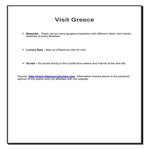 Visit Greece | PDF