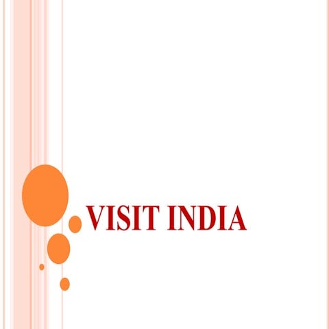 INDIA TOURISM PPT | PPTX