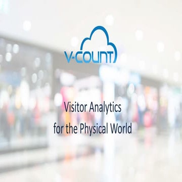 Visitor Analytics for the Physical World | Retail Analytics Software | PPT