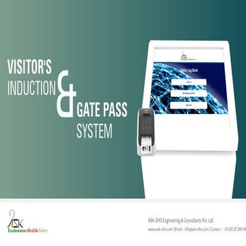 Visitor induction & gatepass system | PDF
