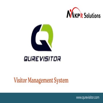 Visitor Management Software Smart and Secure | Qure Visitor | PPT