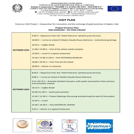 Visit plan 25 30.10.2021 (2) | PDF