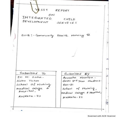 visit report on integrated child Development services PDF.pdf