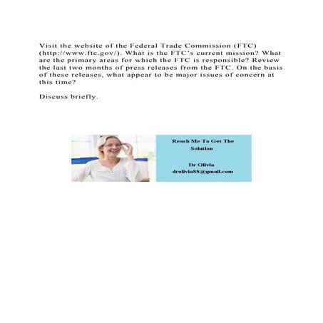 Visit the website of the Federal Trade Commission (FTC) (httpww.docx