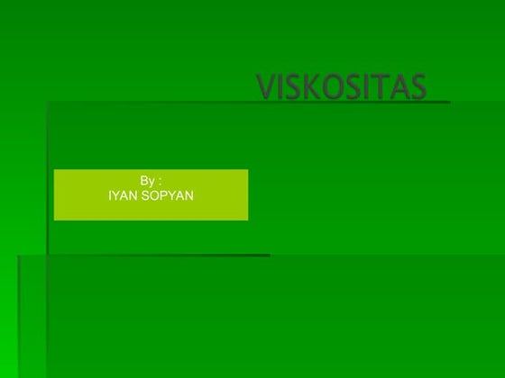 laporan praktikum viskositas | DOC