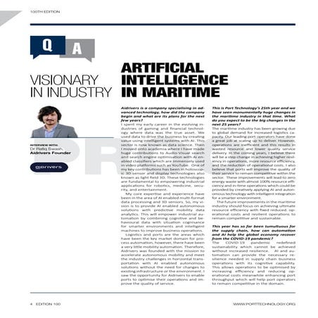 Maritime Visionary - PTI Journal 100th Edition | PDF